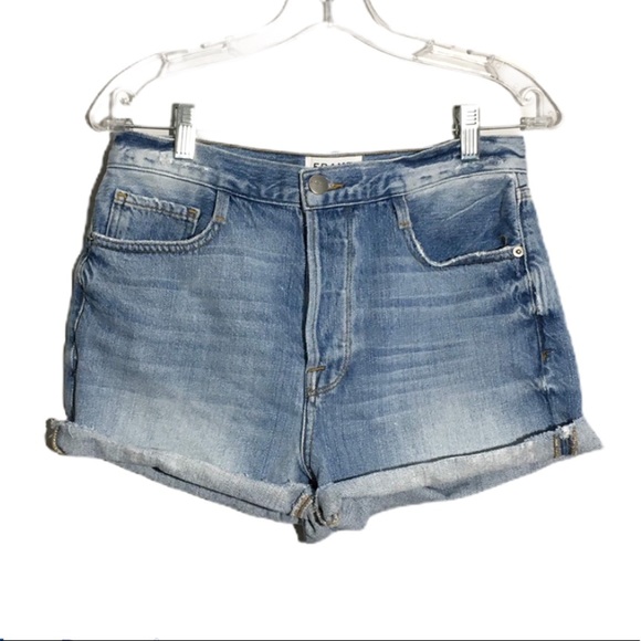 Frame Denim | Shorts | Frame Le Original High Rise Button Fly Shorts 25 ...